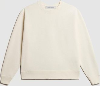Golden Goose Sweatshirt Boxi Heritage White