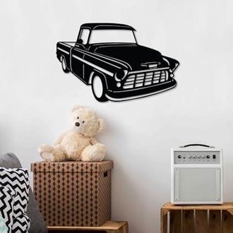 Hanah Home Stylish Black Decorative Metal Wall Accessory, 60 x 39 cm | 100% Metal, 1.5 mm Thickness | Perfect for Modern Home Decor & Accent Walls