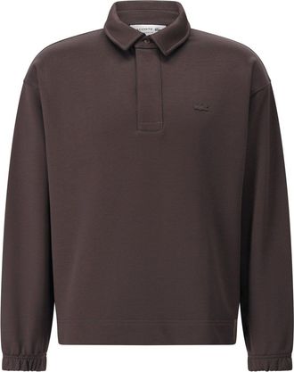 Lacoste Sweatshirt mit Polokragen