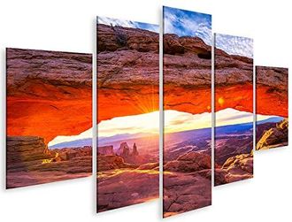 Islandburner Tableau sur toile Sunrise Mesa Arch dans le parc national de Canyonlands, &Eacute;tats-Unis Cadre Affiche Poster Murale Tableaux