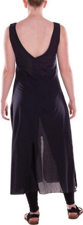 vishes Sommerkleid Strandkleid Damen Lang Maxikleid Baumwolle Schlitz Sommer Alternative Mode, Boho, Hippie, Ethno, Festival