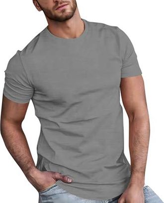Generic T-shirt de sport pour homme - Col rond - Manches courtes - Coupe droite - T-shirt fonctionnel - Manches courtes - Respirant - Coupe ajust&eacute;e - Couleur 