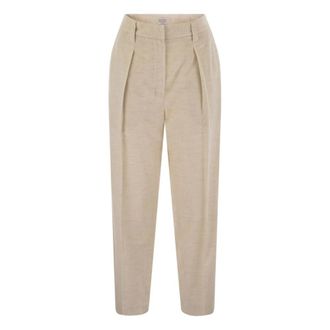 Brunello Cucinelli Damen, Hosen, Beige, LGr&ouml;&szlig;e