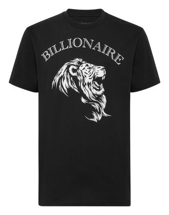 Billionaire Boys Club Embroidered Round Neck T-Shirt Lion