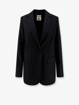 Semicouture Single-breasted virgin wool blend blazer - SEMICOUTURE - gender_Woman