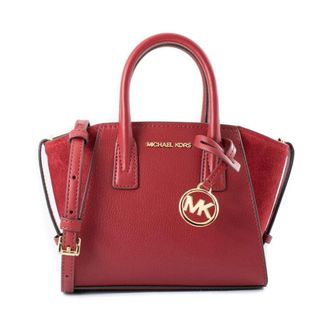 Michael Kors Femme, Sacs, Rouge, Taille: ONE Size Sac &agrave; main en cuir avec bandouli&egrave;re r&eacute;glable