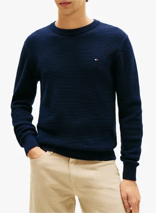 Tommy Hilfiger Pull c&ocirc;tel&eacute; en coton