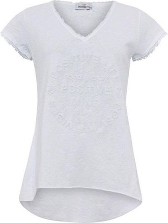 Zwillingsherz T-Shirt Positive Mind (1-tlg) Weiteres Detail