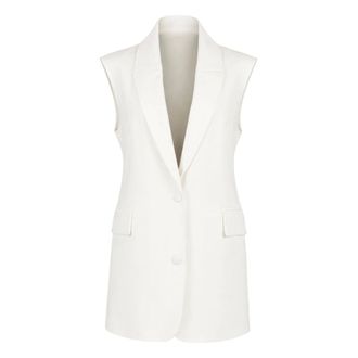 Twinset Femme, Vestes, Blanc, Taille: 38 FR Gilet Blazer