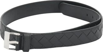 Bottega Veneta Homme, Accessoires, Noir, Taille: 110 CM Watch Buckle Belt