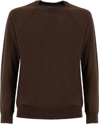 Drumohr Homme, Sweatshirts et sweats &agrave; capuche, Brun, Taille: XL Pull ras du cou