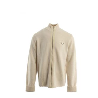 Fred Perry Strickweste - - Knitwear - Herren - Beige - L
