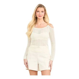 Marciano Damen, Strickwaren, Wei&szlig;, LGr&ouml;&szlig;e