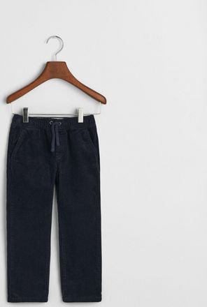 GANT Kinder Pull-On Cordhose (122/128) EVENING Blau