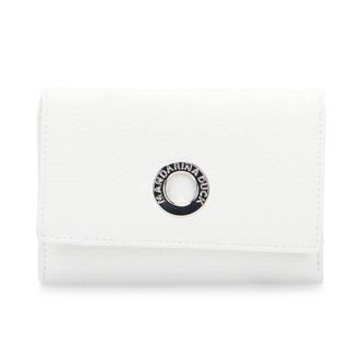 Mandarina Duck Mellow Leather Wallet, Reisezubeh&ouml;r Damen-Geldb&ouml;rse, Einheitsgr&ouml;&szlig;e, Blanc, Einheitsgr&ouml;&szlig;e