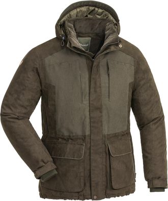 Pinewood Herren Abisko Småland 2.0 Jagd Jacke - Jagdjacke Herren - wind- und wasserdicht - bequeme Passform mit abnehmbarer Kapuze und anderen praktischen Deta