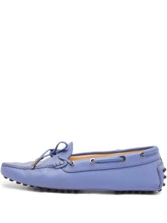Tod's 2024 Loafer mit Schleifendetail - Blau
