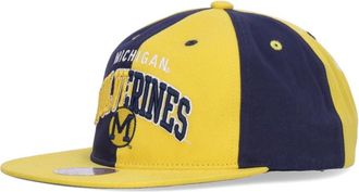 Mitchell & Ness Michigan Wolverines Flache Schirmm&uuml;tze - - Accessories - Herren - Mehrfarbig - ONE SIZE