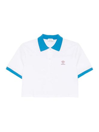 Versace Rundhalspullover - Wei&szlig;