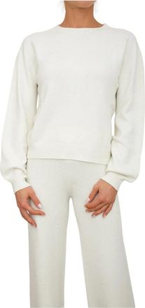 Hinnominate Hinnominate, Femme, Pulls, Blanc, Taille: 40 FR Maglia