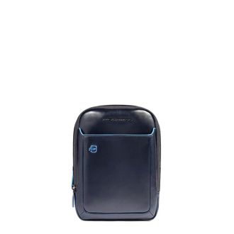 Piquadro Homme, Sacs, Bleu, Taille: ONE Size Sac bandouli&egrave;re en cuir pour iPad mini