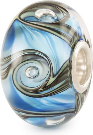 Trollbeads Fr&uuml;hlingskollektion Carpe Diem 2025 Glasbeads Handgefertigt (TGLBE-20450 Stille Wellen)