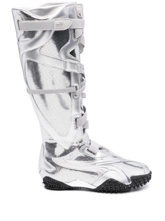 Ottolinger x Puma bottines Mostro en cuir - Argent