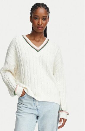 Kappa Pullover Vintage 64123FW Creme Regular Fit