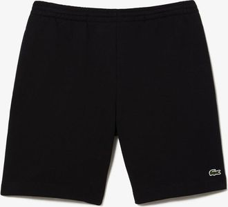 Lacoste Sweatshorts mit kleinem Krokodil-Aufn&auml;her in