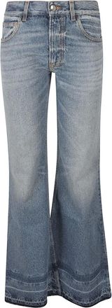 Chlo&eacute; Femme, Jeans, Bleu, Taille: W29 Jean &Eacute;vas&eacute; &agrave; Bords Effiloch&eacute;s