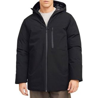 Jack & Jones Parka pour homme, Noir, S