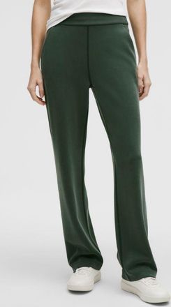 lululemon Softstreme Hose mit geradem Bein und hohem Bund Normale L&auml;nge f&uuml;r Frauen - Gr&ouml;&szlig;e 2XS in Rainforest Green