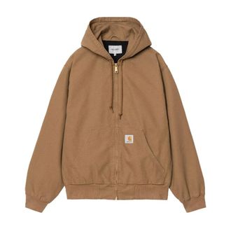 Carhartt Work in Progress Braune Canvas Aktive Jacke - - Sweatshirts & Hoodies - Herren - Braun - XL