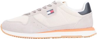 Tommy Jeans Herren TJM Eva Runner Leather Em0em01690 Low Top, BEIGE (Stone), 44.5 EU