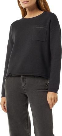 Comma Pullover mit Tunnelzug