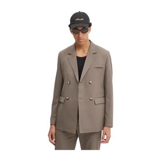 Nanushka Renan Blazer - Homme - Vestes - Brun - Taille: M