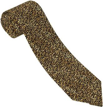 Generic Cravate Imprim&eacute; L&eacute;opard Dor&eacute; Tendance Men Tie Formelle Cravate Pour Hommes Pour &Eacute;v&eacute;nements Affaires Mariage