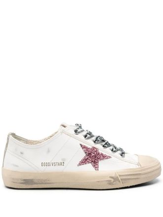 Golden Goose Low-Top Sneaker - Low-Top Sneakers With Distressed White Base - Gr. 35 (EU) - in Beige - f&uuml;r Damen