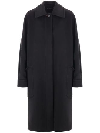 Max Mara Baruffa Mantel - Schwarz