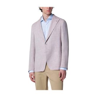 Tagliatore Homme, Vestes, Violet, Taille: 2XL Herringbone Blazer