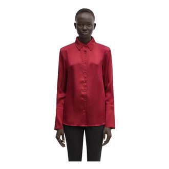 Anine Bing Amanda Shirt - - Blouses & Shirts - Damen - Rot - S
