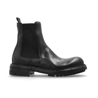 Dolce & Gabbana Lederkn&ouml;chelstiefel - - Shoes - Herren - Schwarzk - 40 EU