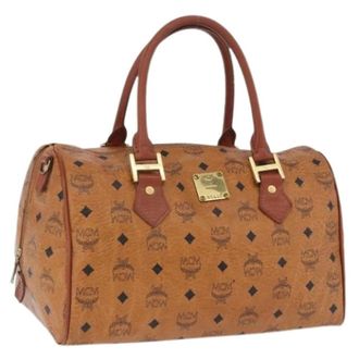 MCM Sac Boston Pre-owned - Femme - Pre-owned - Brun - Taille: ONE Size