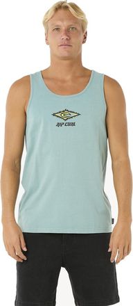 Rip Curl Herren Muscle Tank Top, Blue Lagoon Raw Energy Sloth, Klein