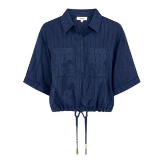 Suncoo Damen, Blusen & Hemden, Blau, XSGr&ouml;&szlig;e