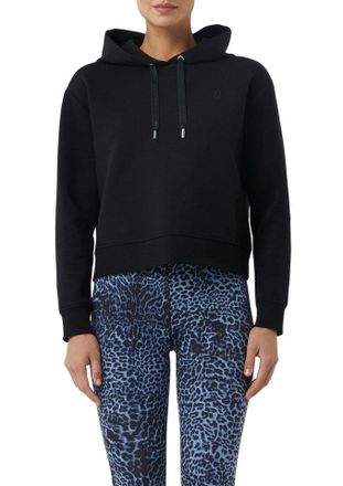 Comma Kapuzensweatshirt cropped, casual, mit Kapuze, Baumwollmischung