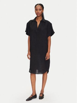 GANT Sommerkleid 4503433 Schwarz Relaxed Fit
