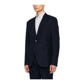 Etro Ma&szlig;geschneiderter Blazer mit edlem Futter - - Jackets - Herren - Blau - L