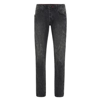 Philipp Plein Super Straight Cut Hosen Skull - - Jeans - Herren - Grau - W30