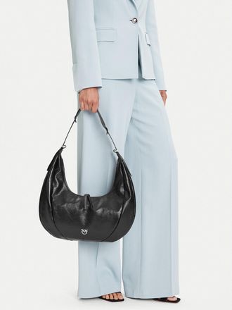 Pinko Handtasche PINKO Slouchy Hobo Big PE 25 PLTT 104295 A29J Schwarz